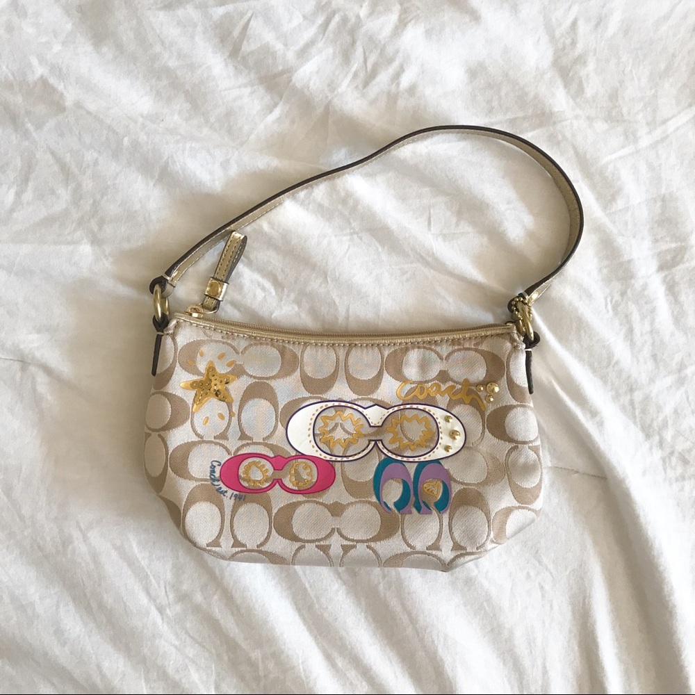 Coach Colorful Logo Mini Purse - Gem